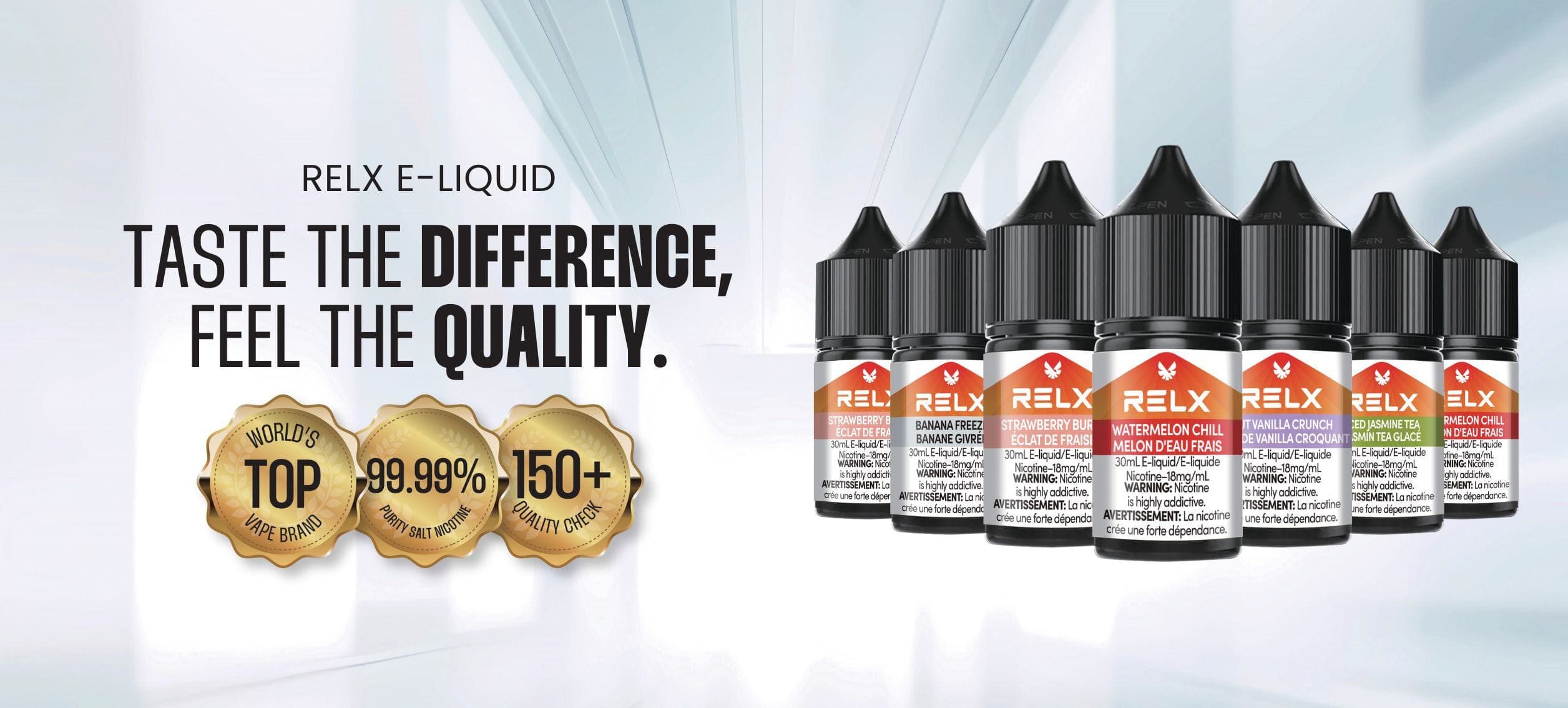Shop RELX Nic Salt E-liquid - NEW FLAVORS | RELX Canada Official